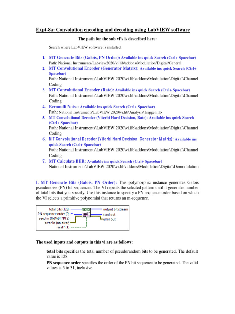 Expt 8 Blocks Description | PDF