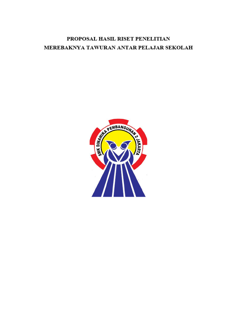 Proposal Hasil Riset Penelitian | PDF | Karier & Perkembangan