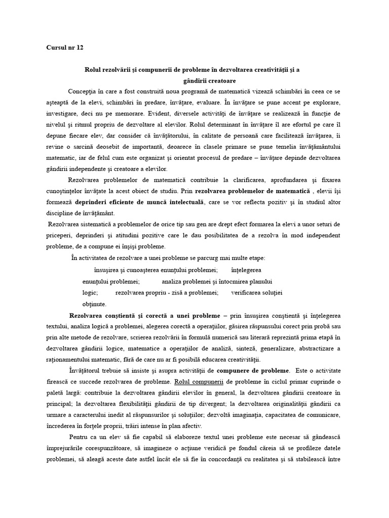 Cursul NR 12 | PDF