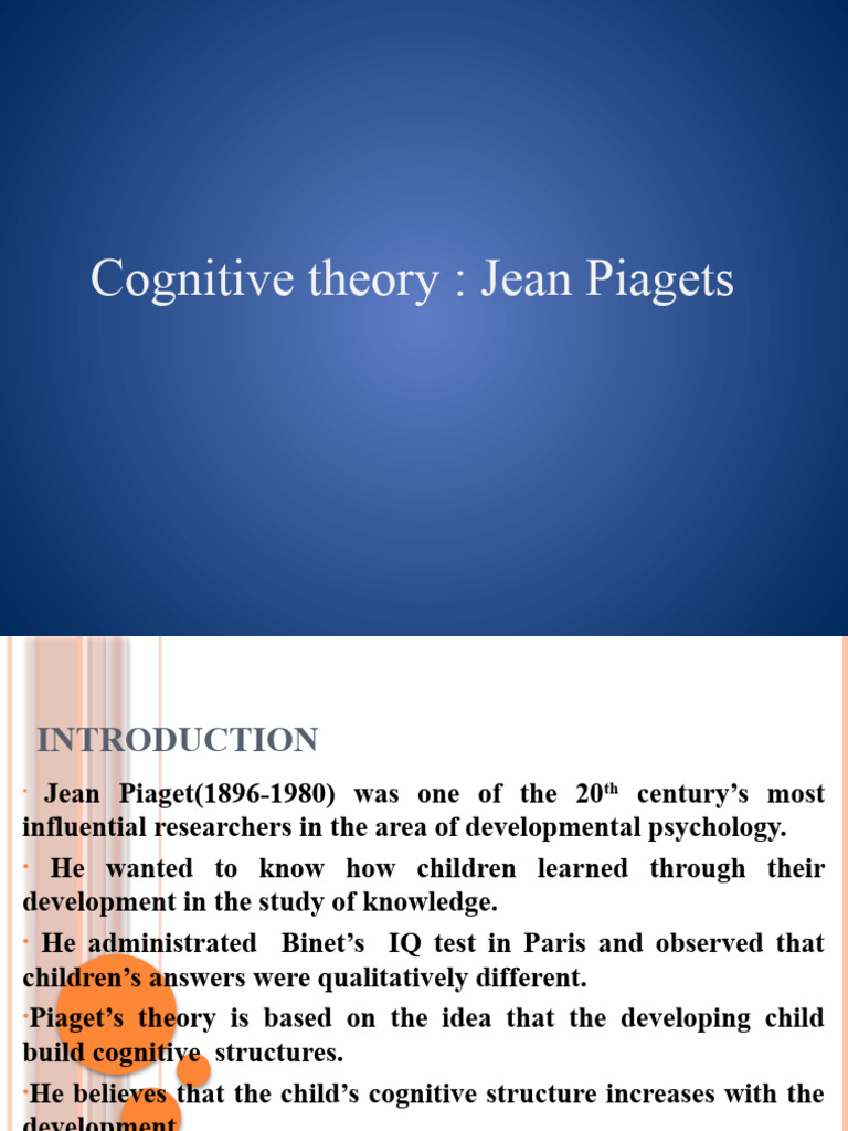 Cognitive Theory | PDF