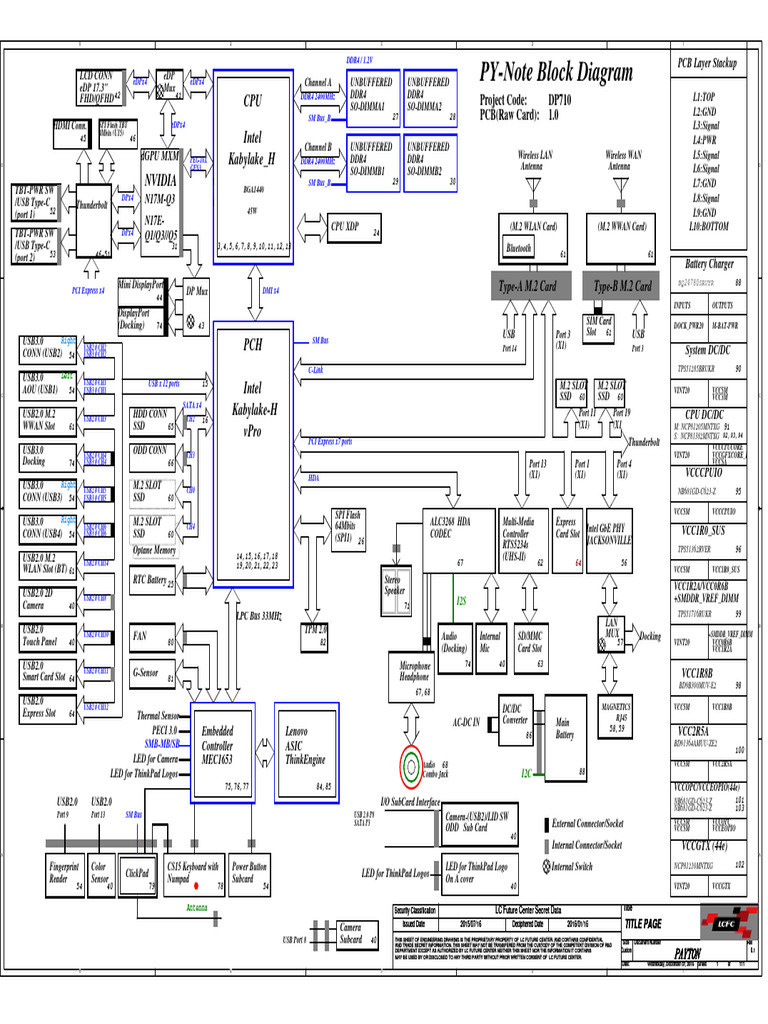 Engineering Diagram for Lenovo | PDF