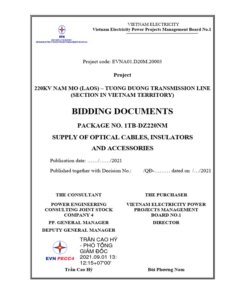 The Bidding Documents Package 1TB | PDF | Specification (Technical Standard) | Procurement