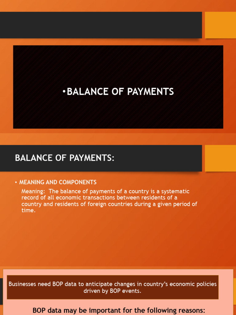 Balance of Payments | PDF | Balance Of Payments | Capital Account