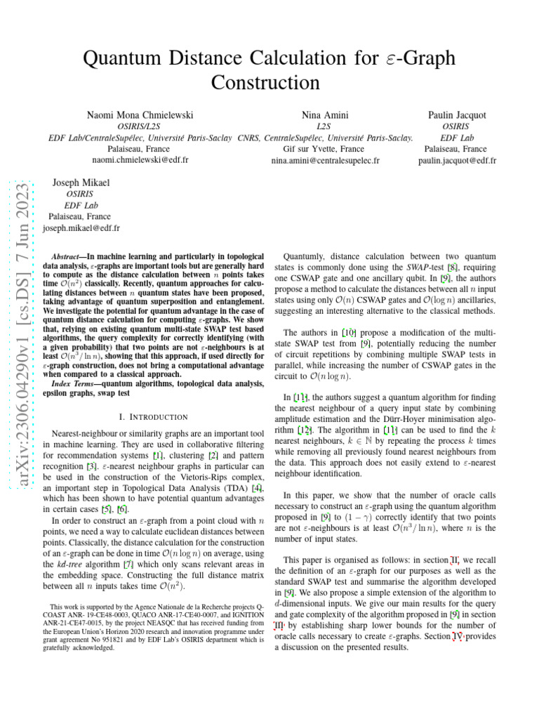 Paper1 | PDF | Quantum Computing | Time Complexity