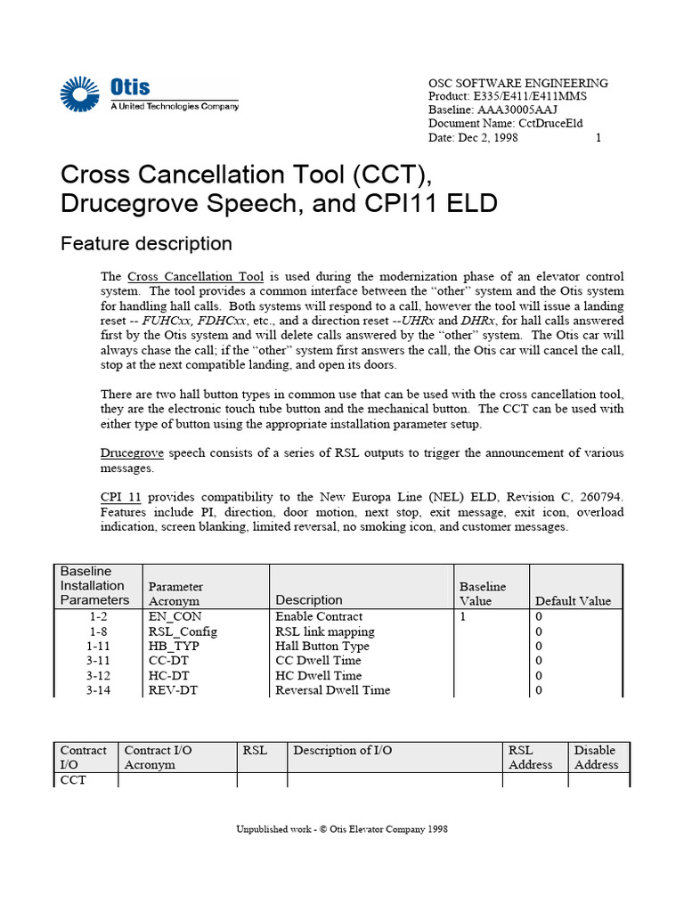 Ocs Cross Cancel Drucegrove | PDF | Parameter (Computer Programming) | Elevator