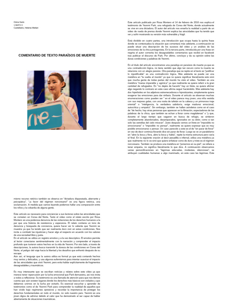 COMENTARIO DE TEXTO 3AV CASTE - Documents de Google | PDF