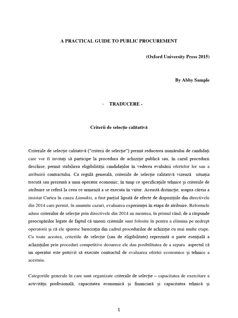 Technical Specifications - RO | PDF