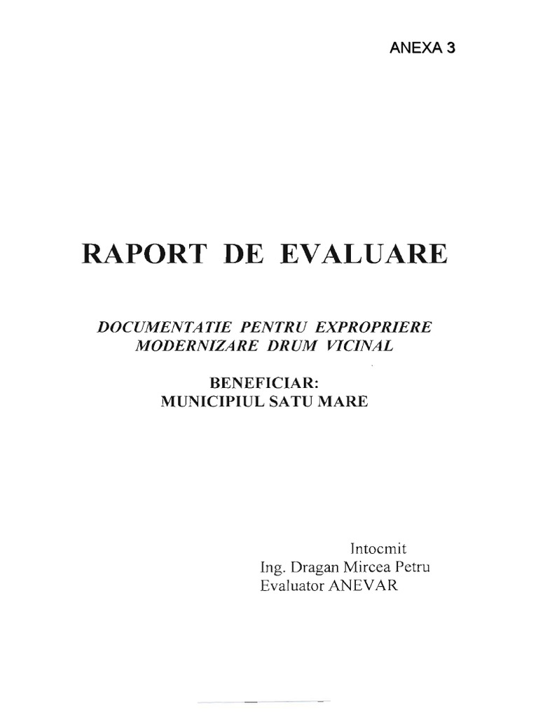 Drum Vicinal Expropriere | PDF