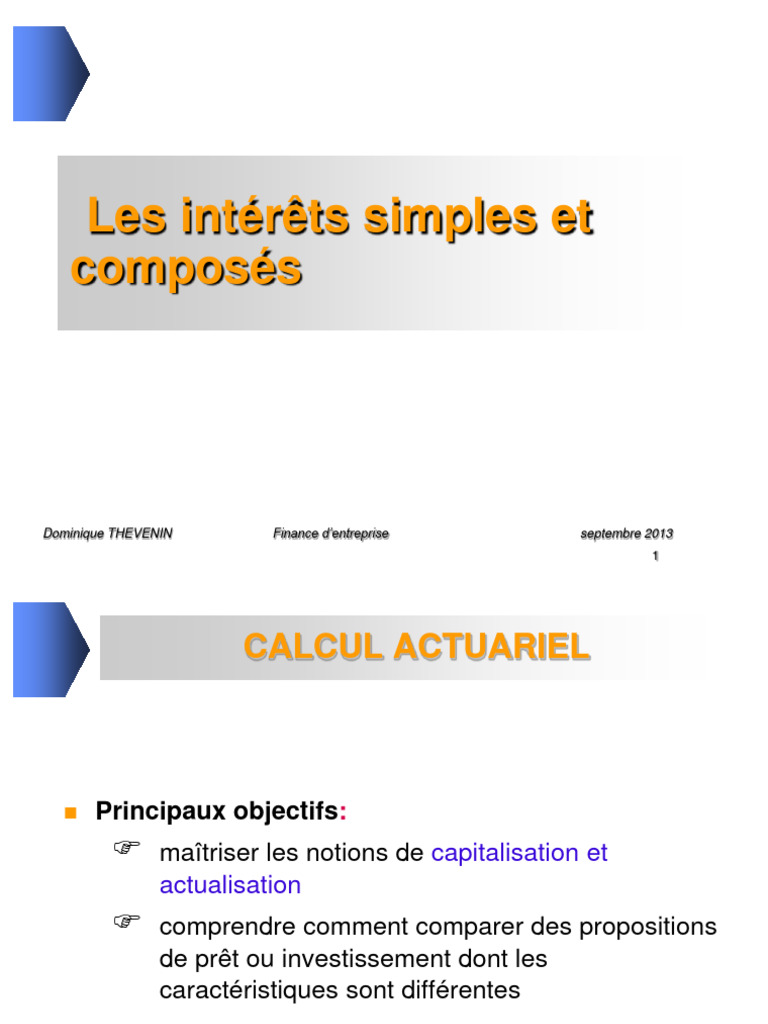 2.1. Interets Simples Composes | PDF
