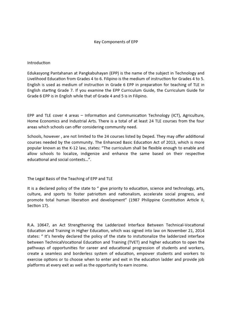 EPP | PDF