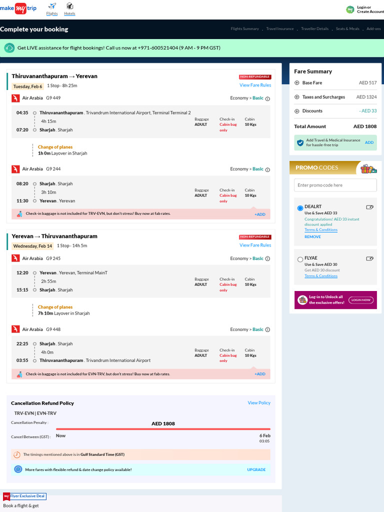 MakeMyTrip BINOD | PDF