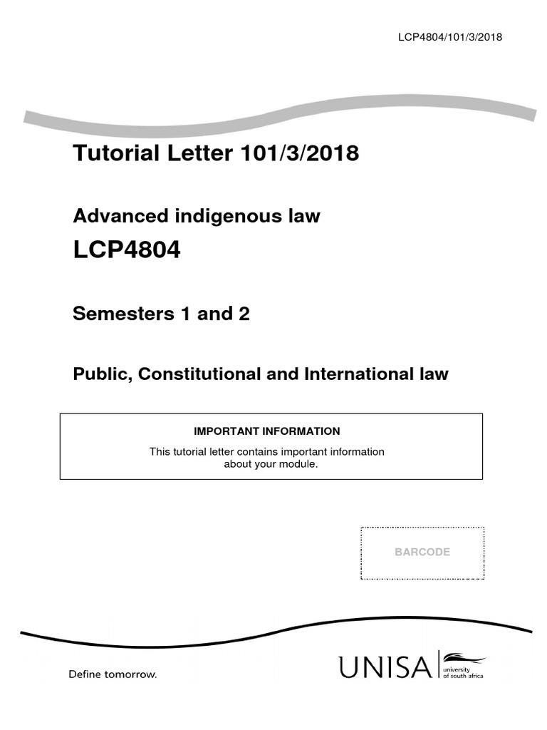 Advanced Indigenous Law Guide | PDF | Multiple Choice | Knowledge