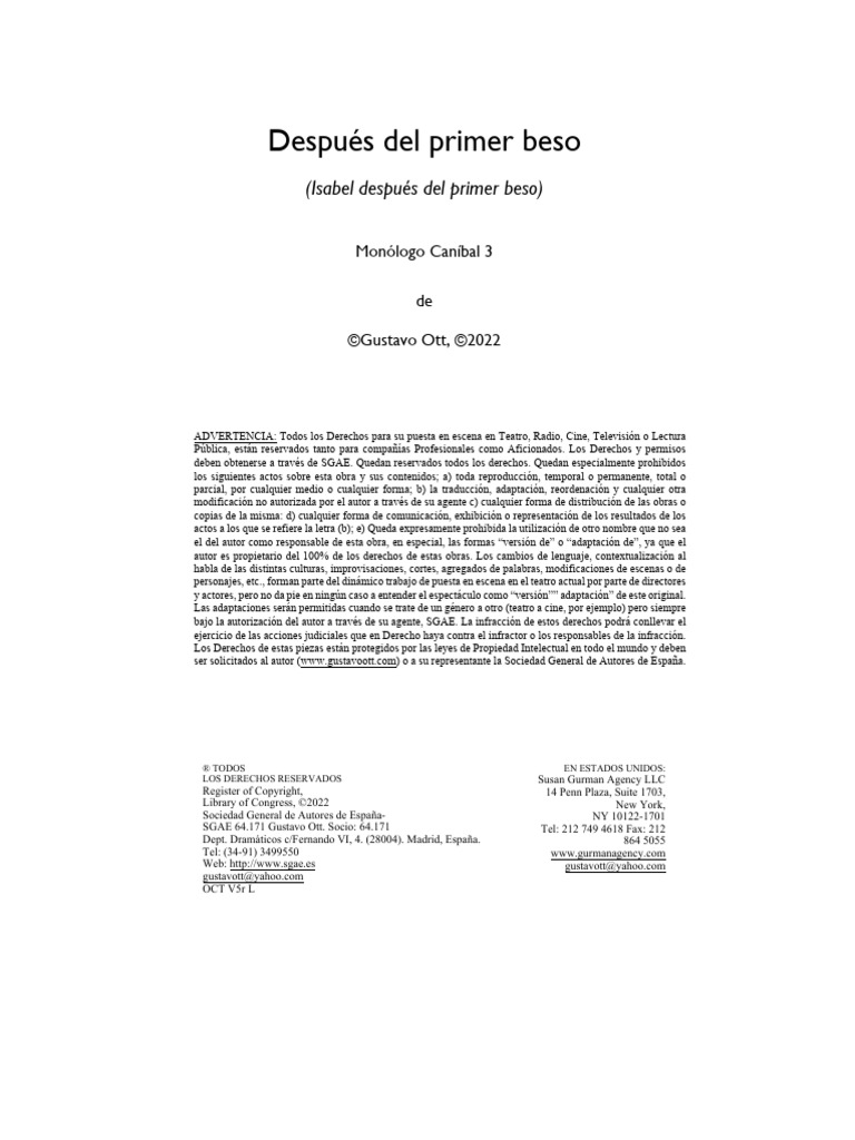 60 - Despues Del Primer Beso I23b | PDF