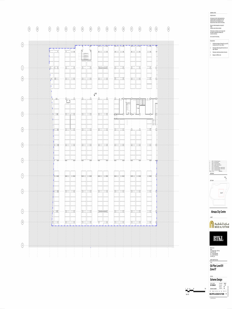 002-RTK-A-030-B1-07-000 - GA Plan Level B1 Zone 07 | PDF