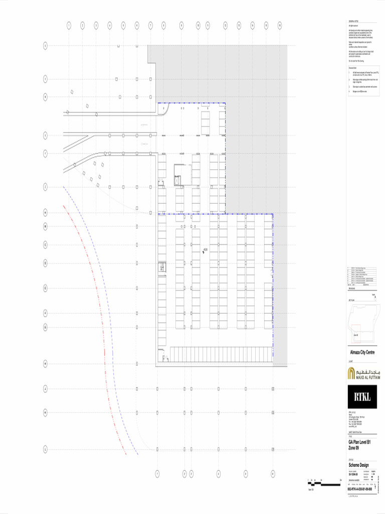 002-RTK-A-030-B1-09-000 - GA Plan Level B1 Zone 09 | PDF