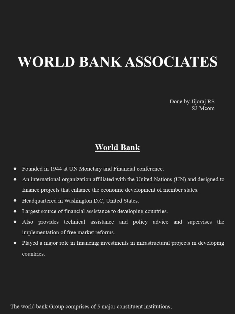 World Bank | PDF
