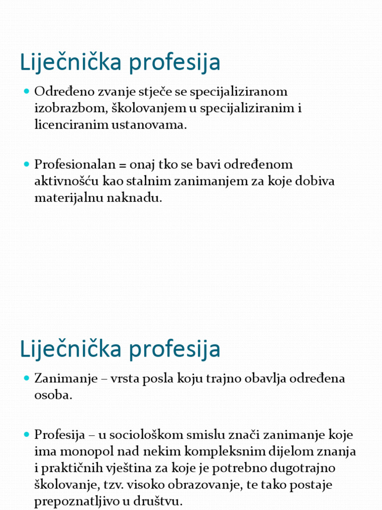 Profesija Simboli Titule | PDF