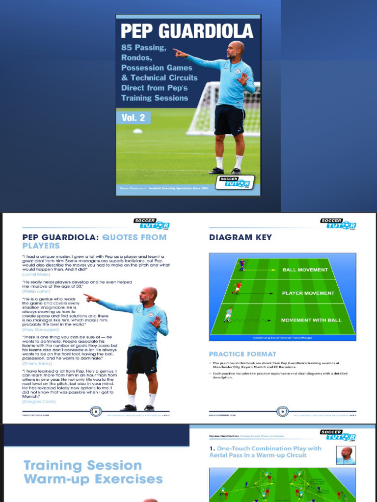 Pep Guardiola - Drills | PDF