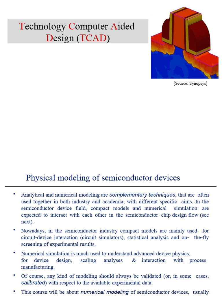 01 TCAD Laboratory Introduction GBB 20150225 | PDF
