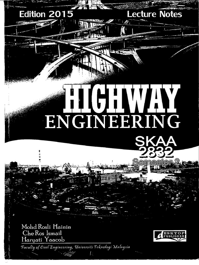 SKAA2832 - Highway Engineering | PDF