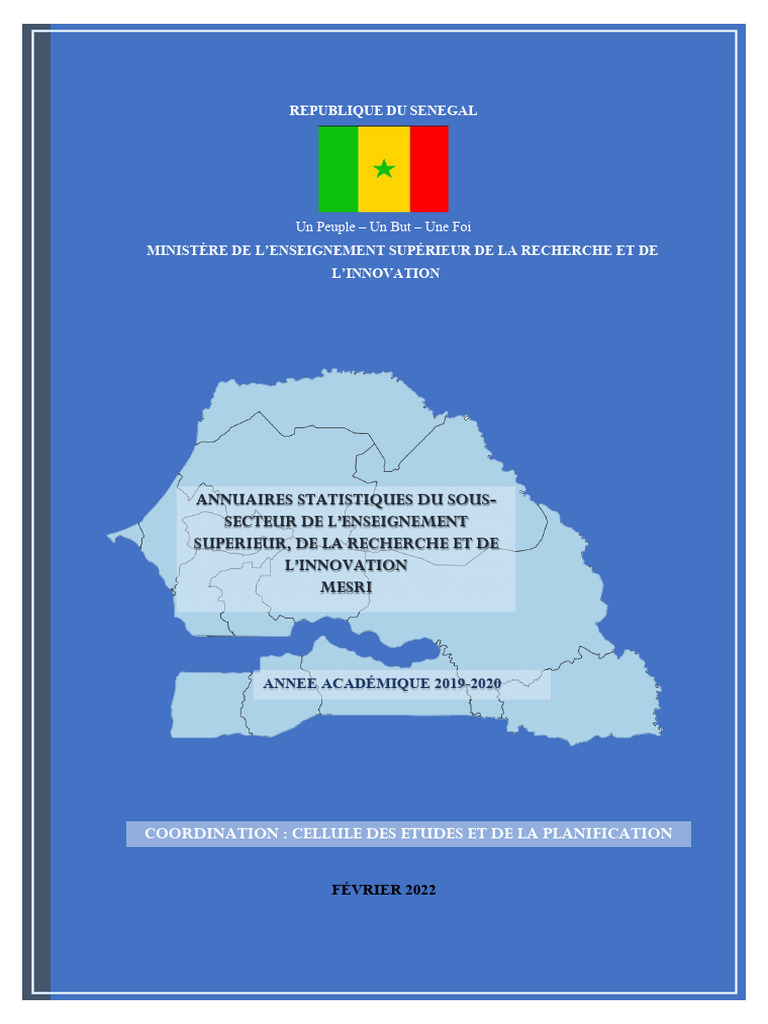 Donnees Statistiques Mesri 2020 | PDF