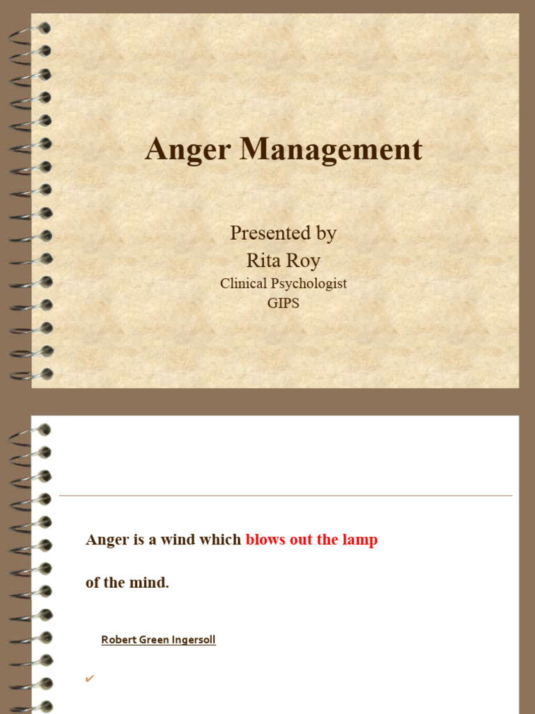 Anger Management | PDF