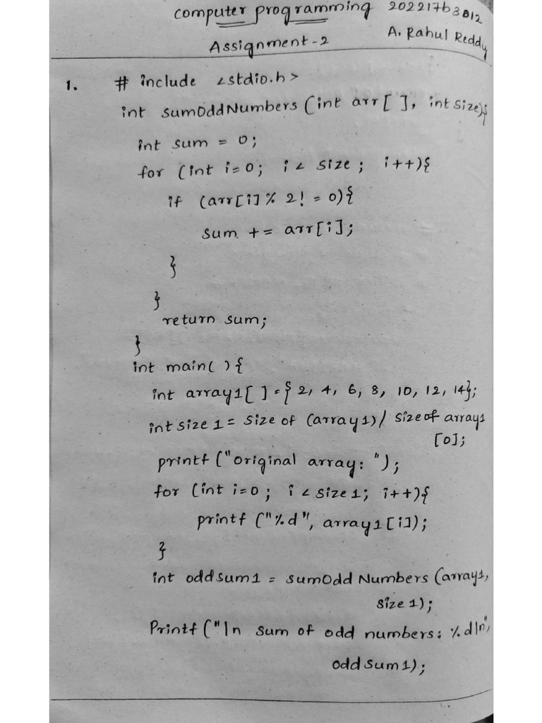 Annotated-202217b3012 - CP - Assignment 2 | PDF