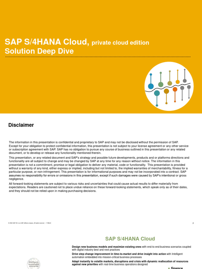 S4HANA RISE With SAP PCE Modules Overview | PDF