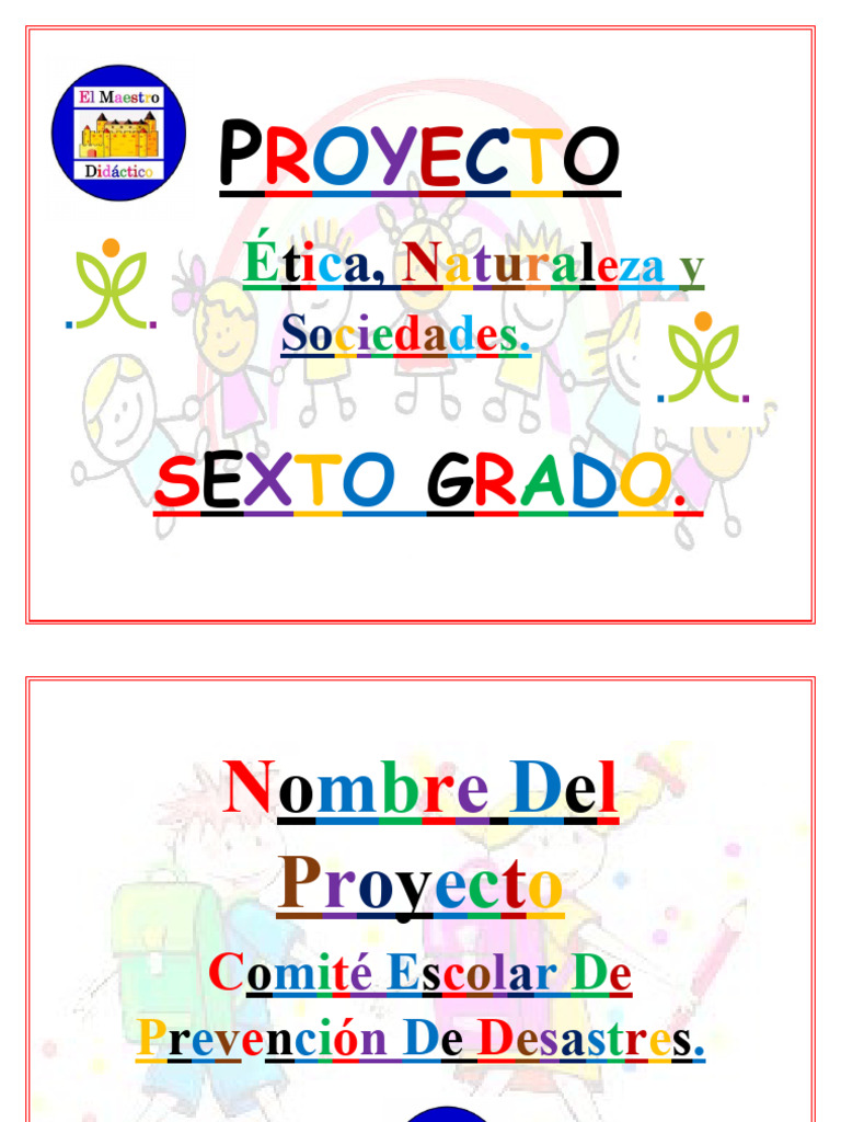 6° Comité Escolar de Prevención de Desastres | PDF