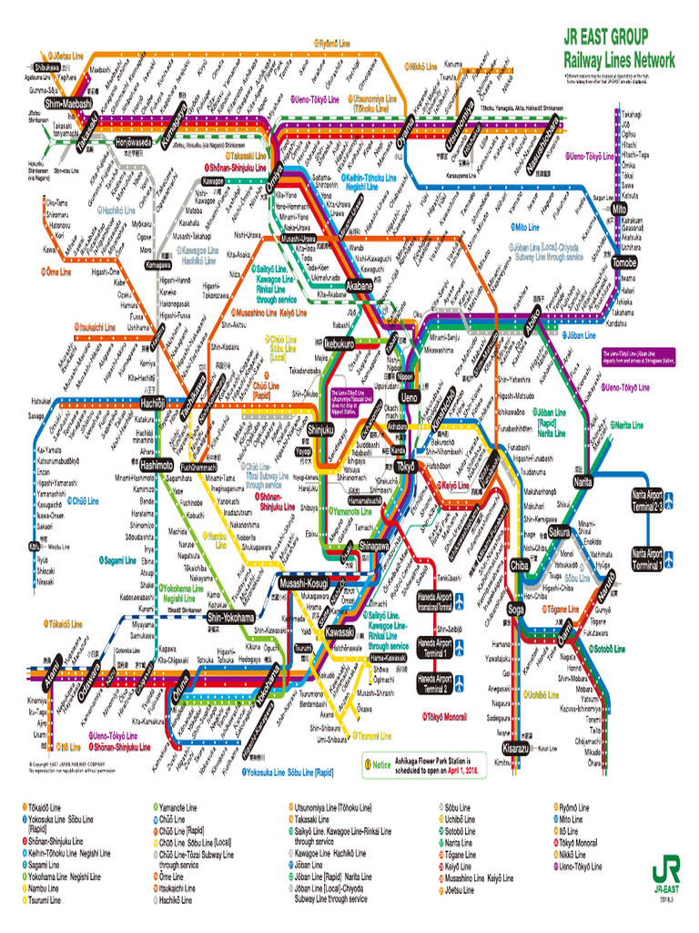 JRP Tokyo Metropolitan Map | PDF