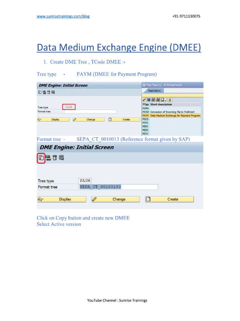 DMEE Configuration | PDF