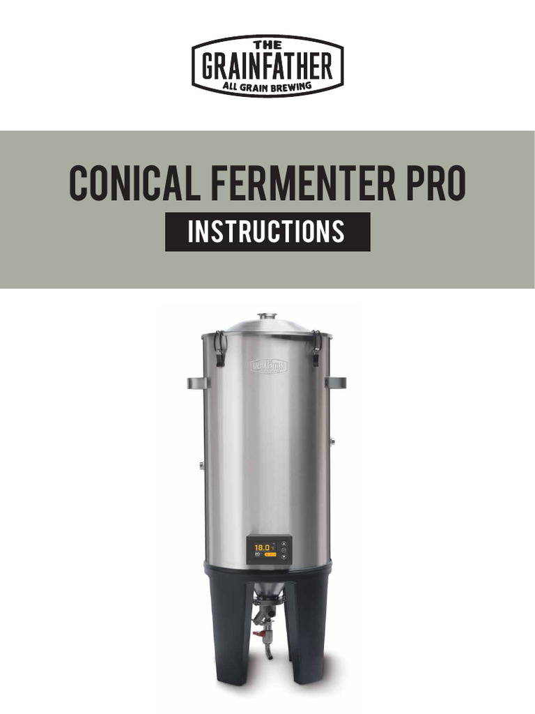 Conical Fermenter Pro Instructions | PDF