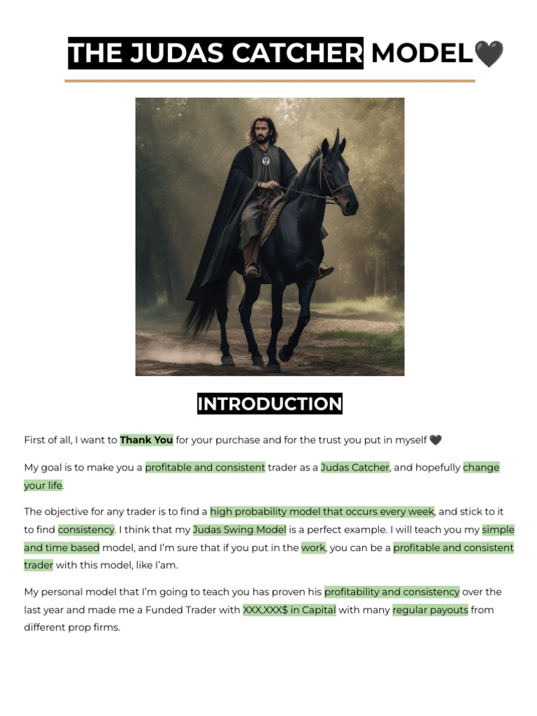 The Judas Catcher Model | PDF | Business