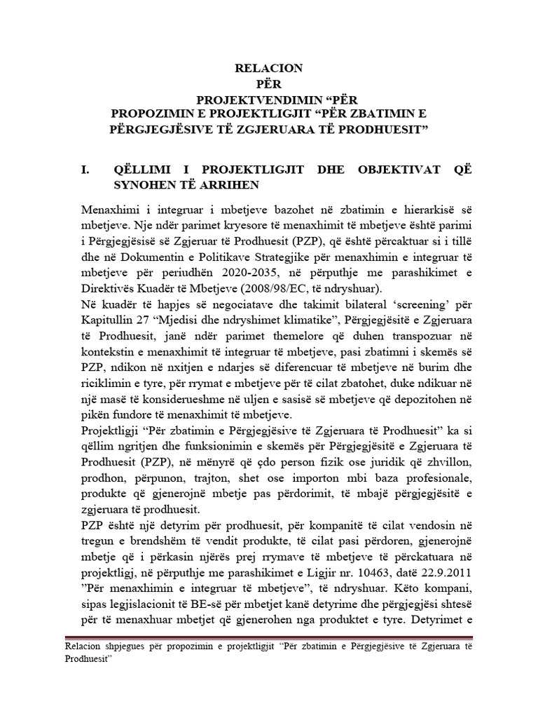 RENJK - 667 - Relacioni Shoqerues Projektligji Per Zbatimin e ...