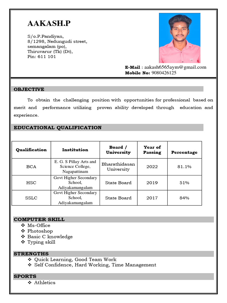 Aakash Resume | PDF