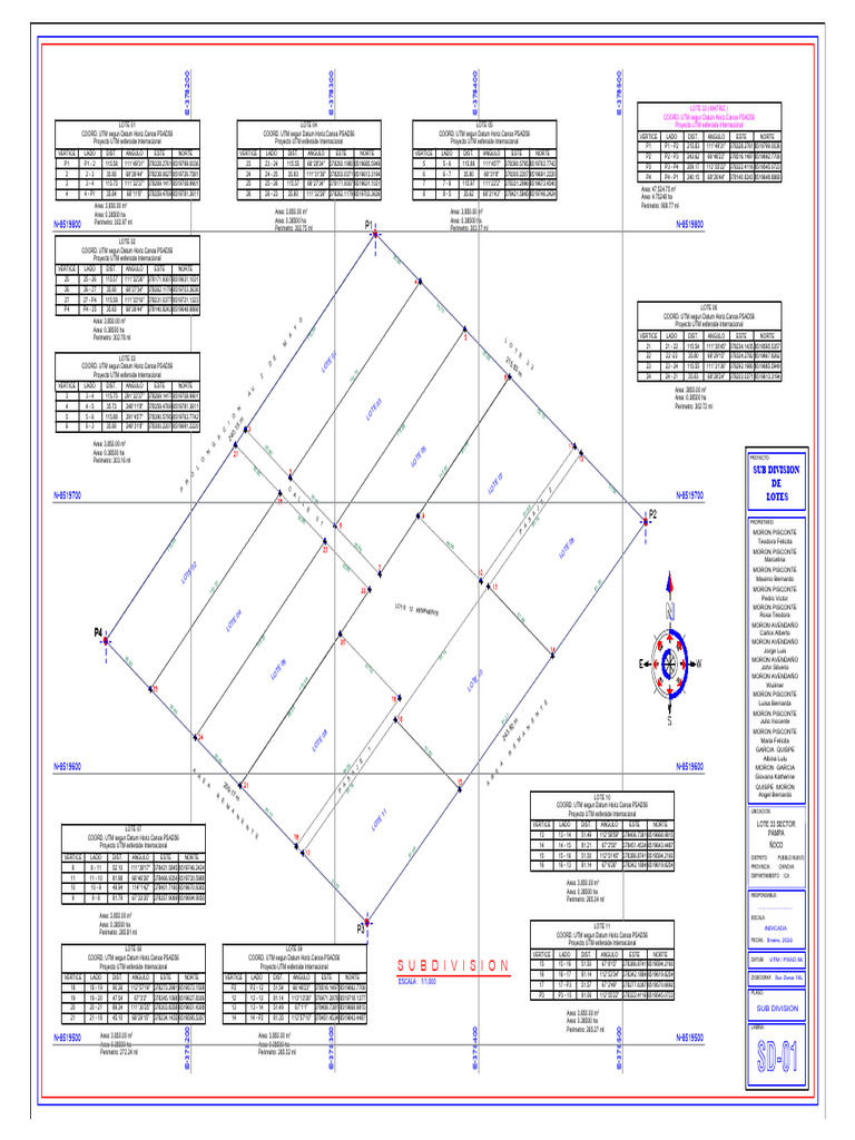 Subdivision 1.Dwg Corregido-SUBDIVISION 1 | PDF