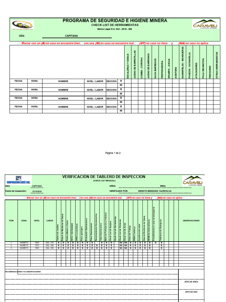 Inspeccion de Herramientas Manuales | PDF Inspeccion de Herramientas Manuales | PDF