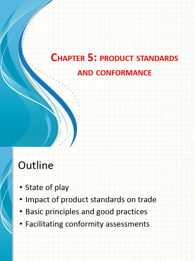 Chapter 5 - Product Standards and Conformance - Updated | PDF