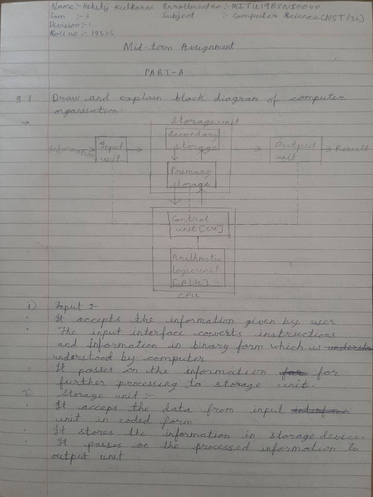 Computer Science Mid Term 2020 | PDF | Computer Engineering | Computer ...