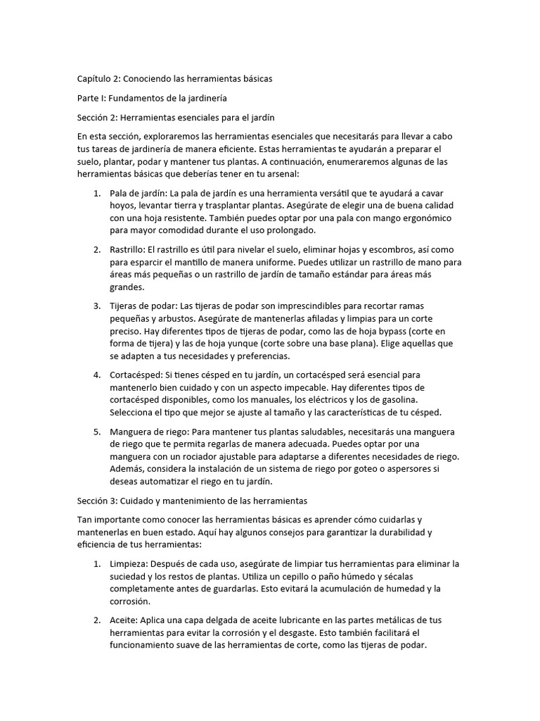 CAP 2 Herramientas Básicas | PDF