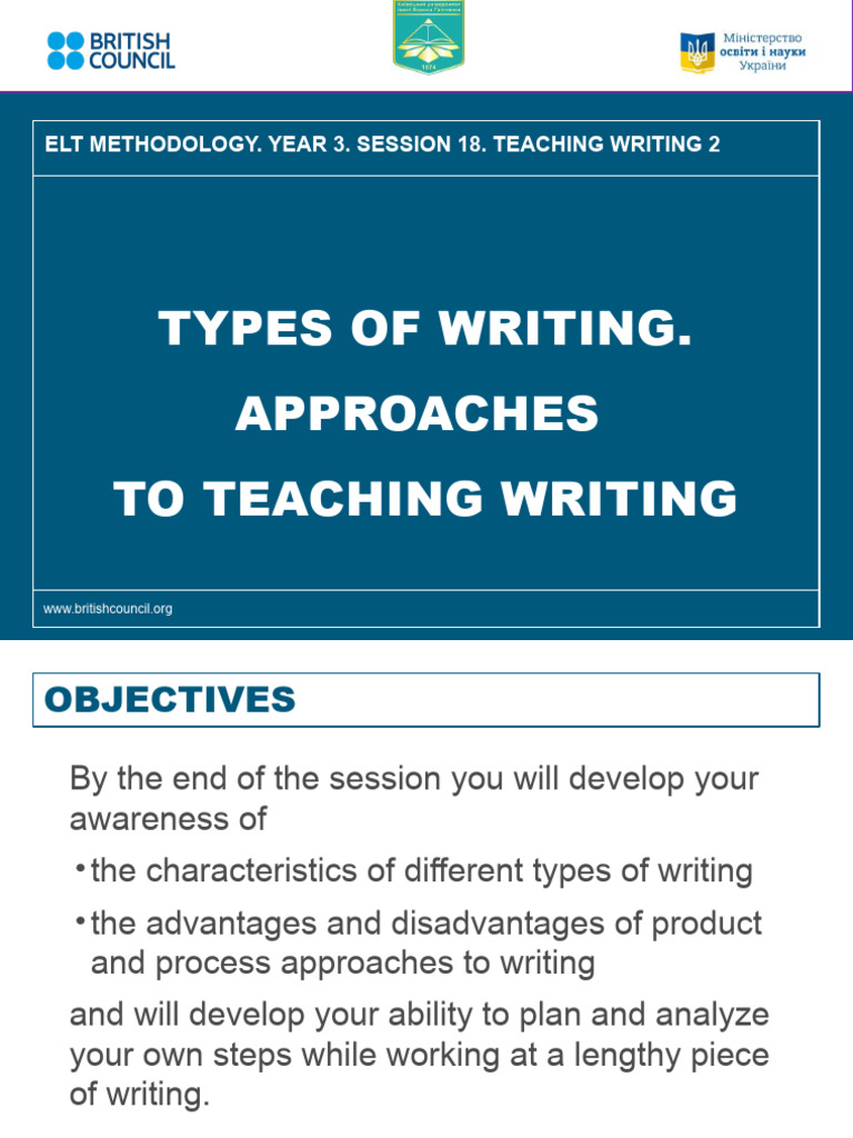 ELT Methodology (Year3) 21-22 Writing 2 | PDF