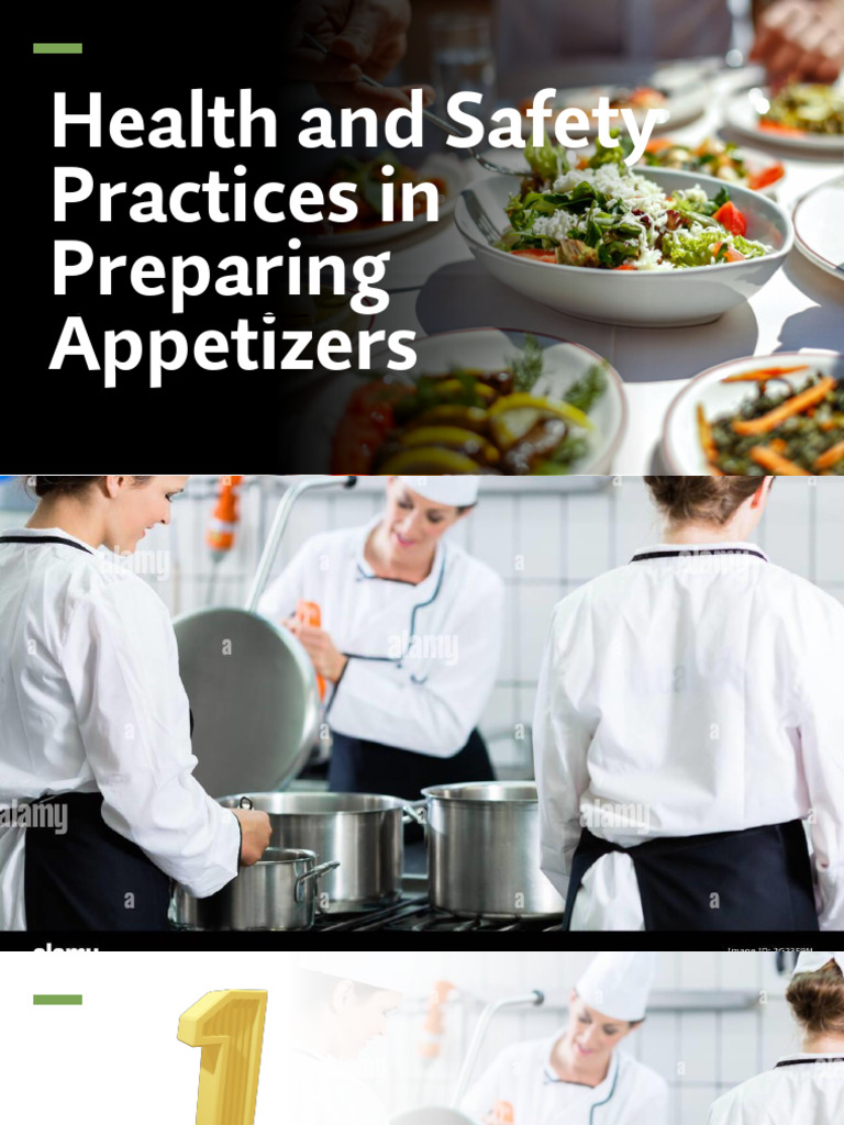 Health & Safety in Appetizer Prep | PDF