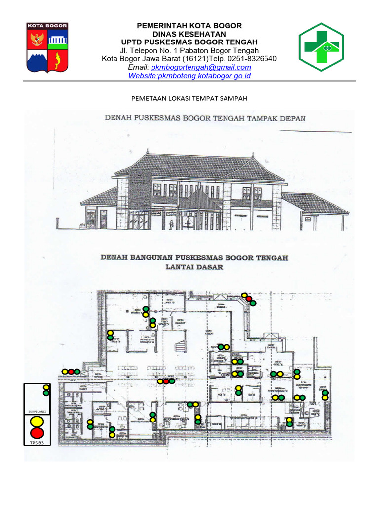 1.4.3.1.1 (D) Pemetaan Denah Lokasi Tempat Sampah | PDF