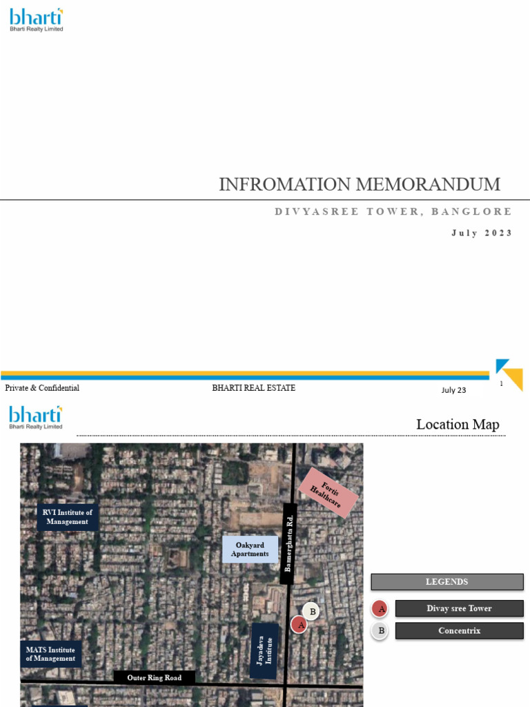 Revised IM - Divyasree Bangalore | PDF