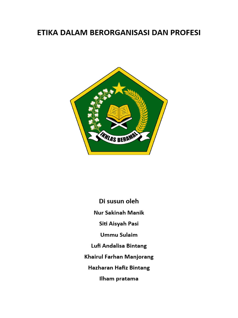 Etika Dalam Berorganisasi Dan Profesi | PDF