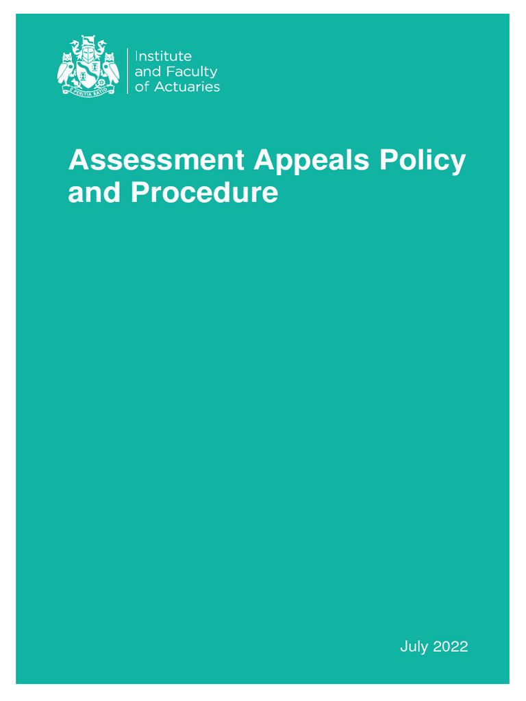 AppealsPolicyProcedure April Ifoa | PDF