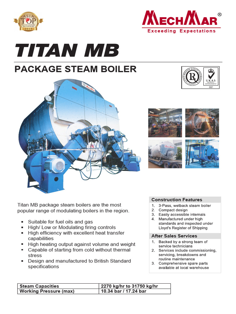 Titan MB 3 Passes Steam Boiler | PDF