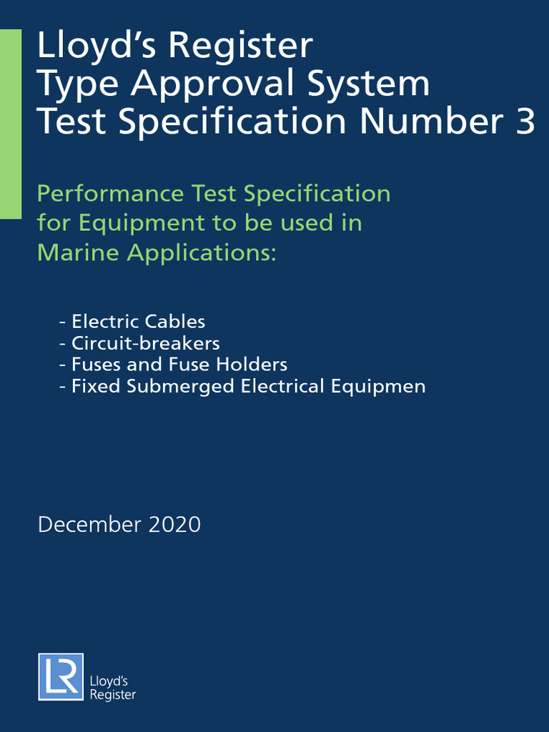 Test Specification Number 3 December 2020 | PDF | Computers ...