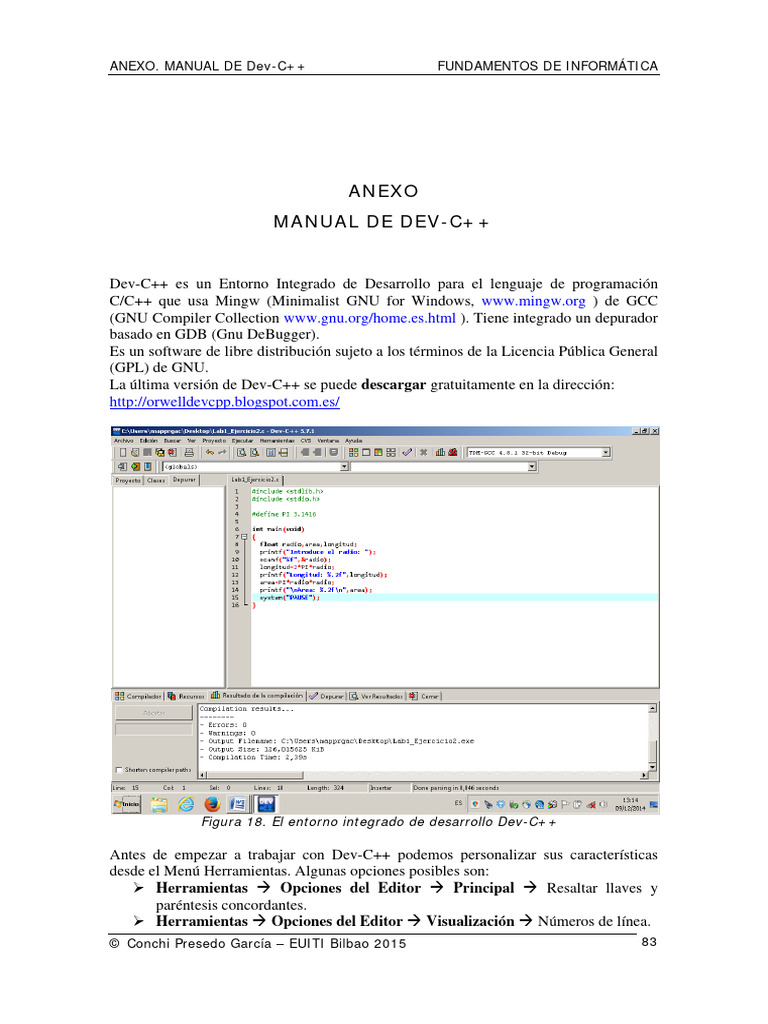 T1 Anexo - Manual - de - DevCpp | PDF | Tecnología