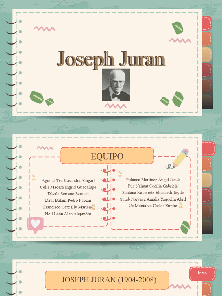 Joseph Juran | PDF | Calidad (comercial) | Business